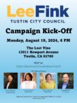 Lee Fink Launches Bid for Tustin City Council – The Liberal OC