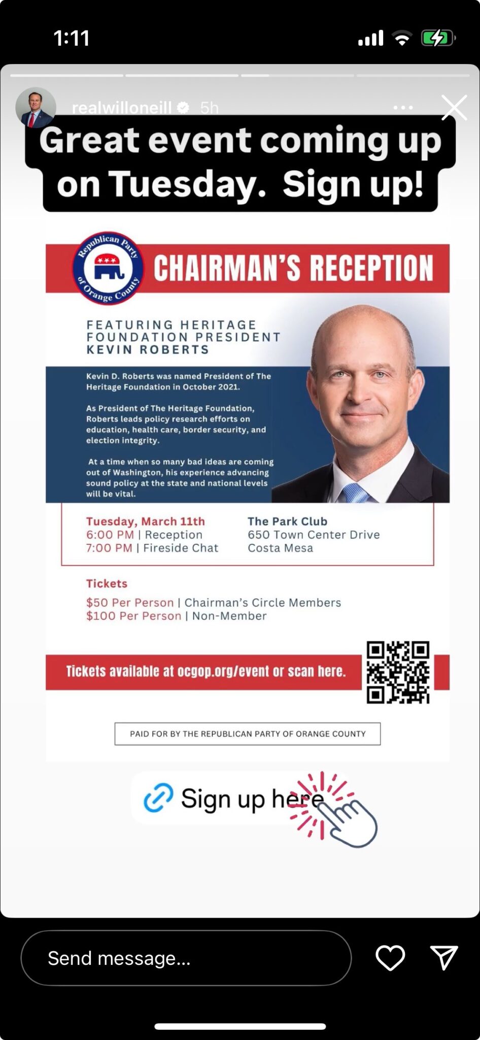 OC GOP Hosts Heritage Foundation Leader Tonight – The Liberal OC